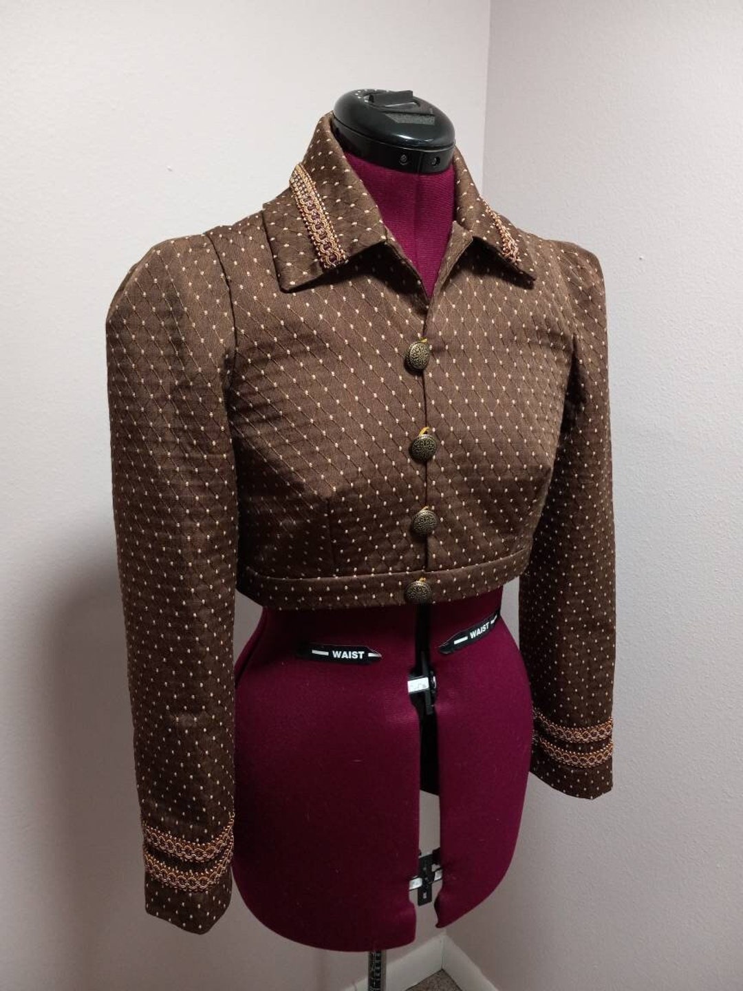 Regency, Empire, Federal, Jane, Austen, Re-enactment, Spencer, Jacket, Bolero, Size, 6 - Etsy