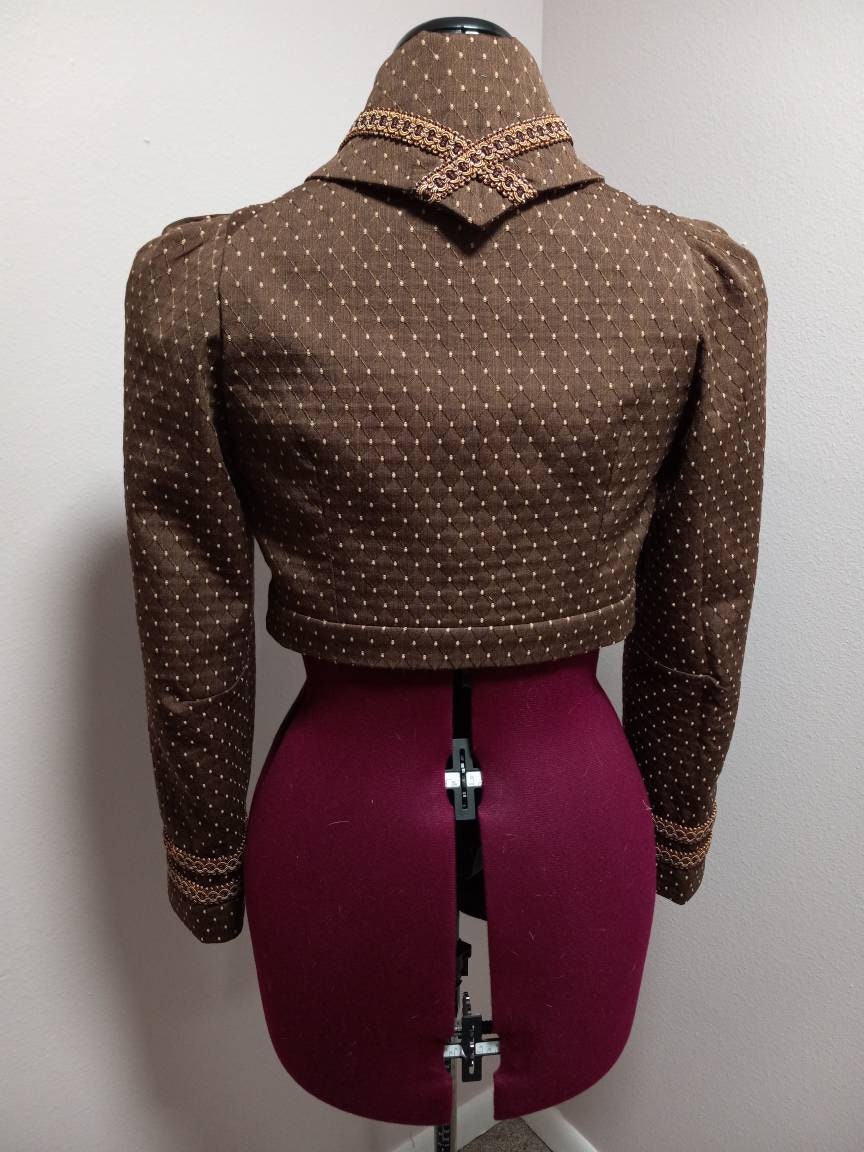 Regency, Empire, Federal, Jane, Austen, Re-enactment, Spencer, Jacket, Bolero, Size, 6 - Etsy