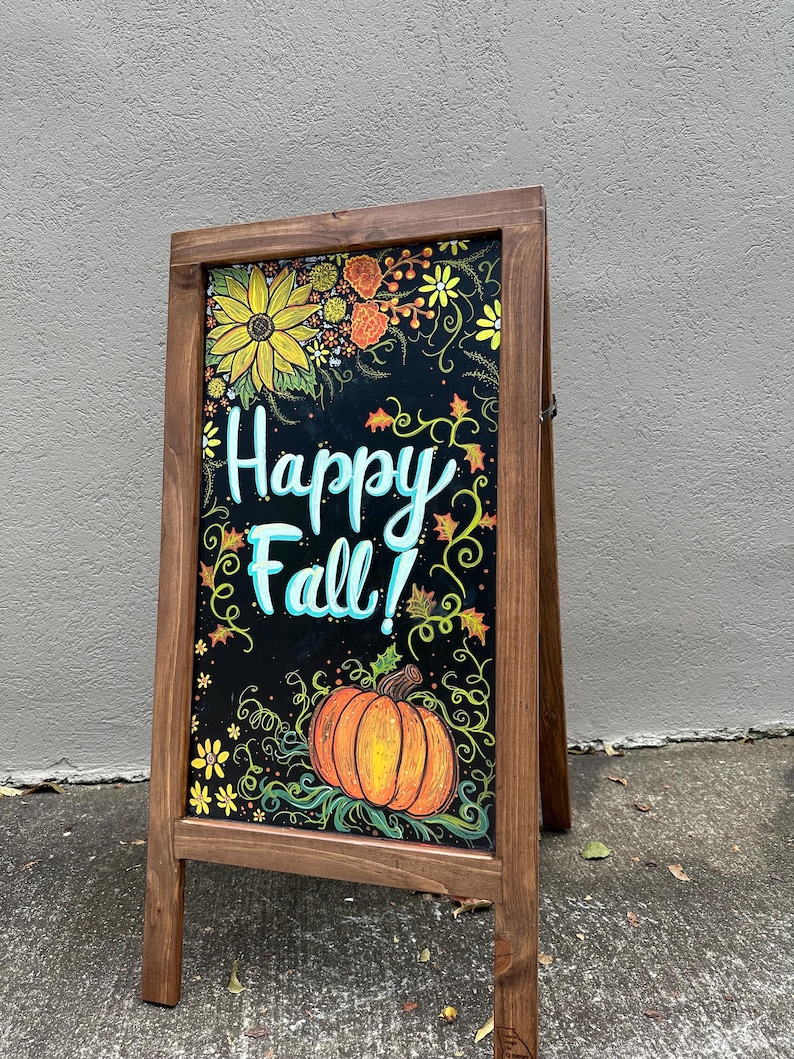 Handmade Wooden A-frame Sign - Etsy