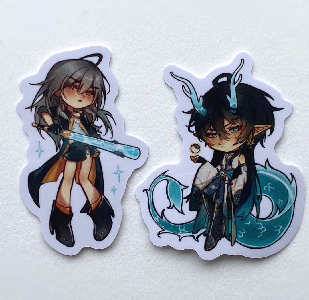Stelle Dan Heng IL Stickers / Honkai Star Rail Stickers / Anime ...