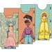 DIY Printable Three Different Paper Dolls With Clothes PDF - Etsy