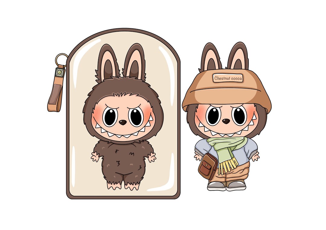 Printable Paper Doll, Monster Paper Doll, Monster Chestnut Cocoa ...