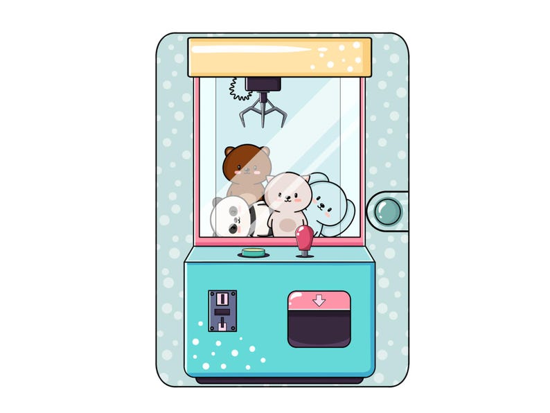 Printable Paper Doll, Vending Machine, Activities for Kids - Etsy