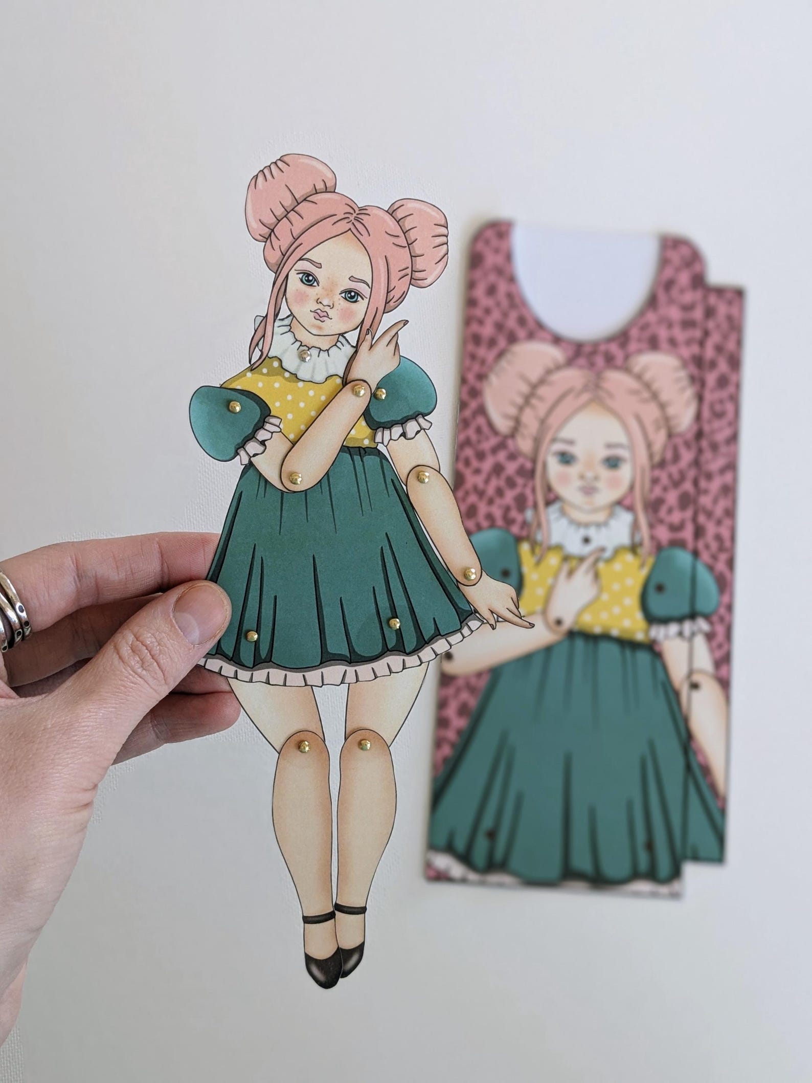 Articulated Paper Doll With Storage Envelope, Digital Download - Etsy