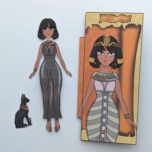 Printable DIY Paper Doll Cleopatra With Cloth Activity Book Pdf - Etsy