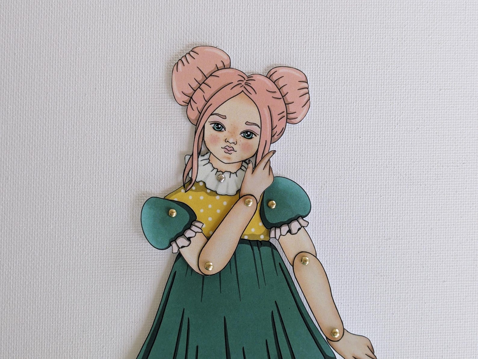 Articulated Paper Doll With Storage Envelope, Digital Download - Etsy