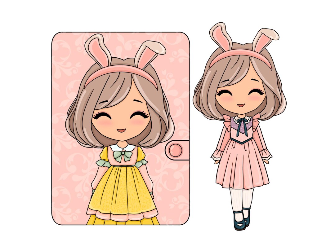 Easter Printable Paper Doll Template, Activities for Kids - Etsy UK