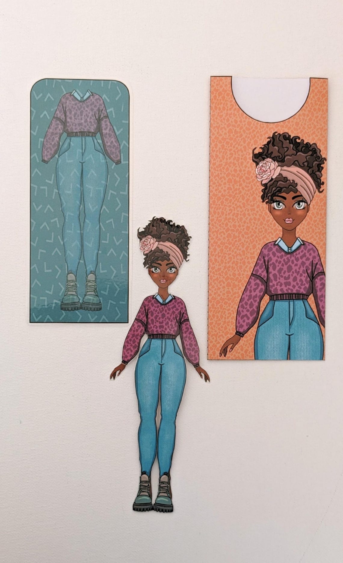 DIY Printable Three Different Paper Dolls With Clothes PDF - Etsy