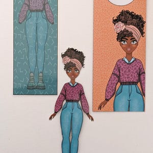 DIY Printable Three Different Paper Dolls With Clothes PDF - Etsy