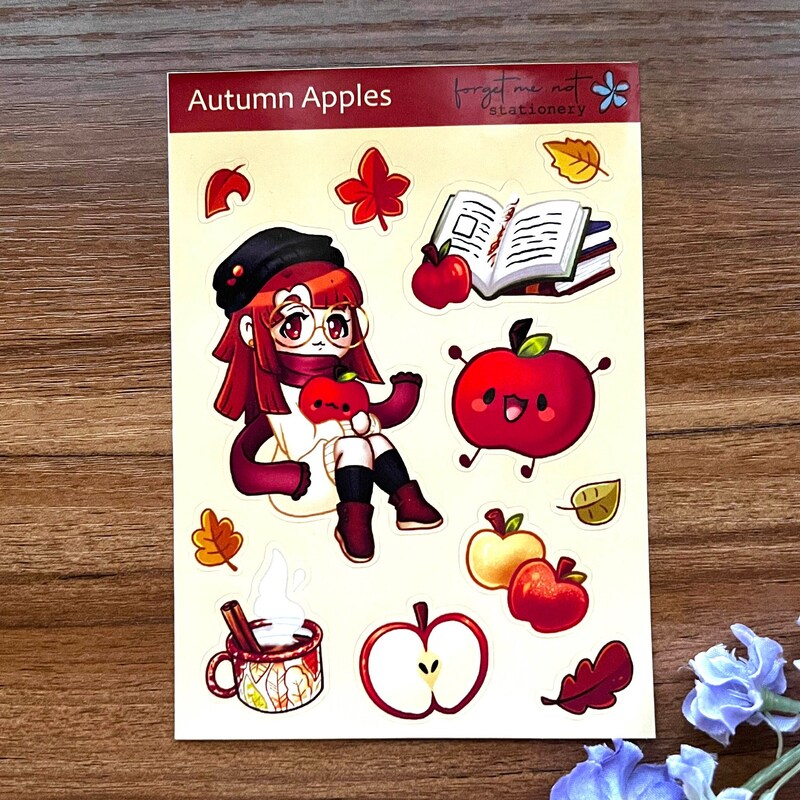 Apple Sticker Sheet - Etsy
