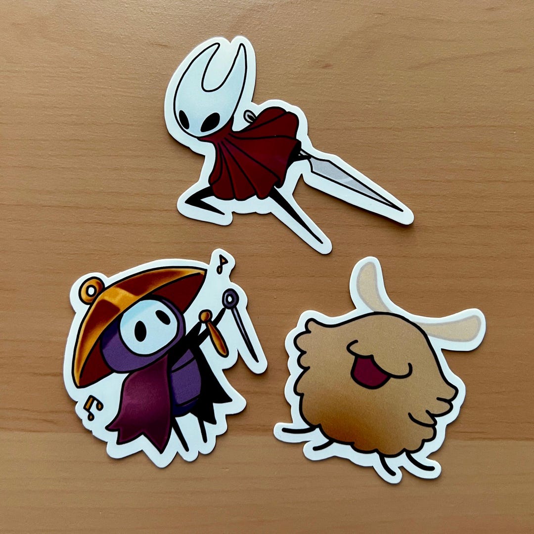 Silksong Stickers | Hornet | Sherma Best Girl | Flea | Cute Little Bugs ...