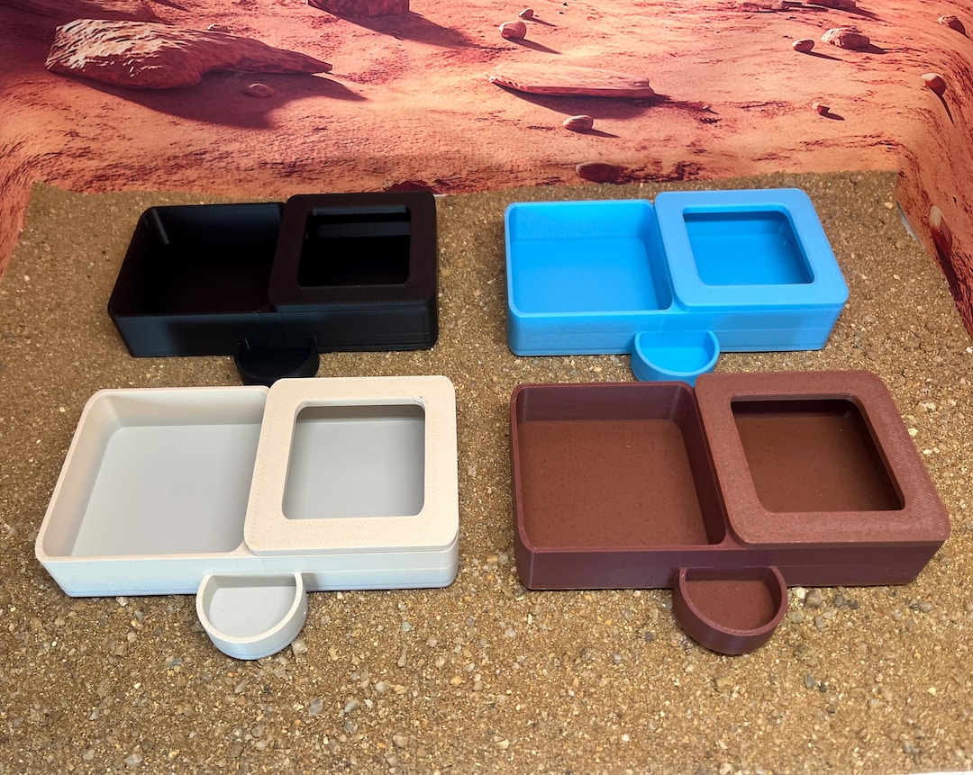 Leopard Gecko Dish Reptile Dish Gecko Dish Gecko Water Dish Triple Dish ...