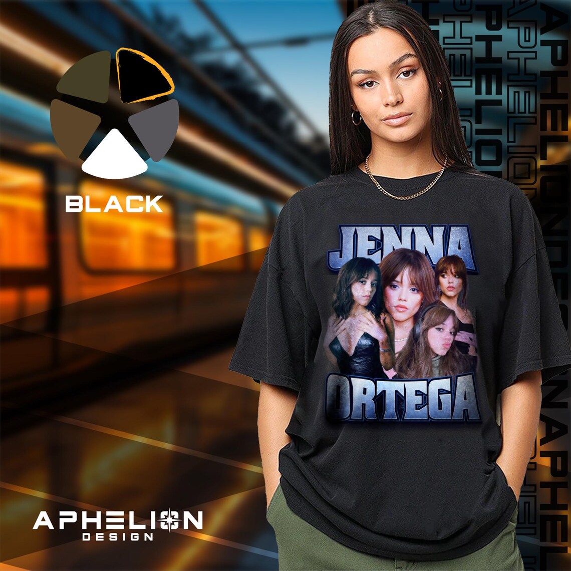 Limited Edition Jenna Ortega T-shirt, Exclusive Fan Merch for Women and ...