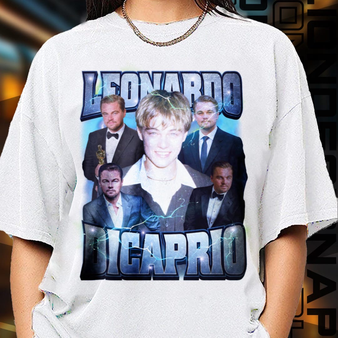 Limited Edition Leonardo Dicaprio T-shirt, Exclusive Fan Merch for ...