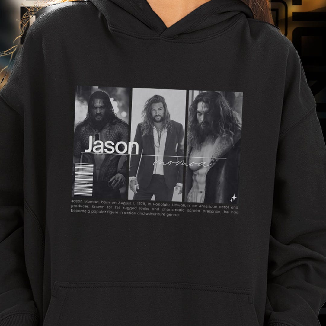Limited Edition Jason Momoa Hoodie, Exclusive Fan Merch for Women and ...