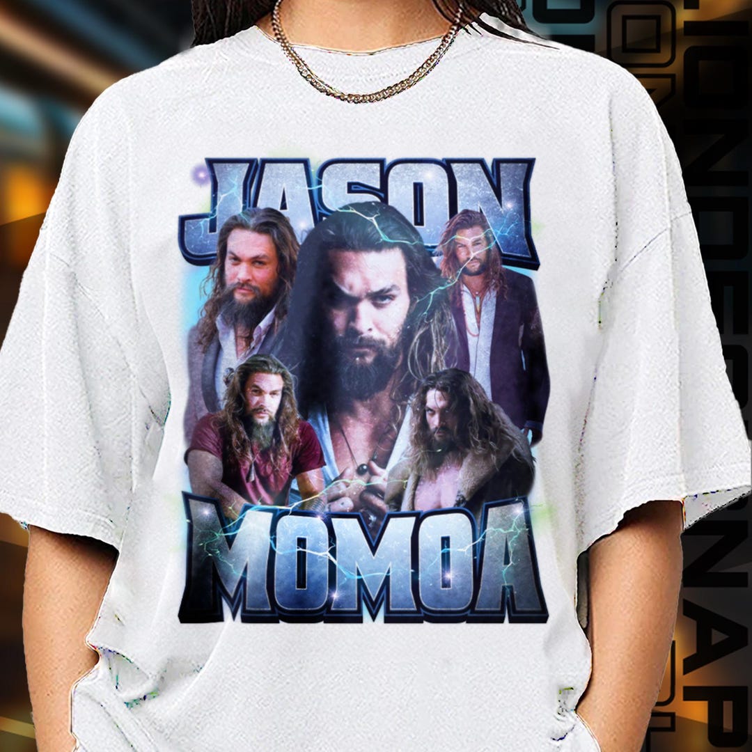 Limited Edition Jason Momoa T-shirt, Exclusive Fan Merch for Women and ...