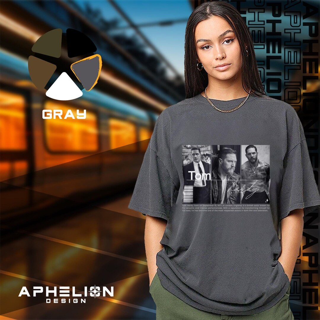 Limited Edition Tom Hardy T-shirt, Exclusive Fan Merch for Women and ...