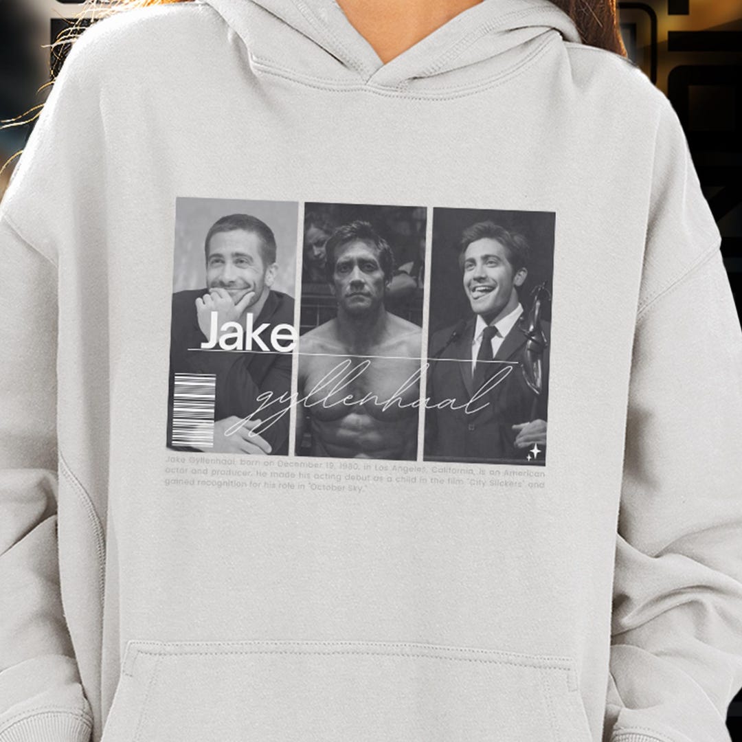 Limited Edition Jake Gyllenhaal Hoodie, Exclusive Fan Merch for Women ...