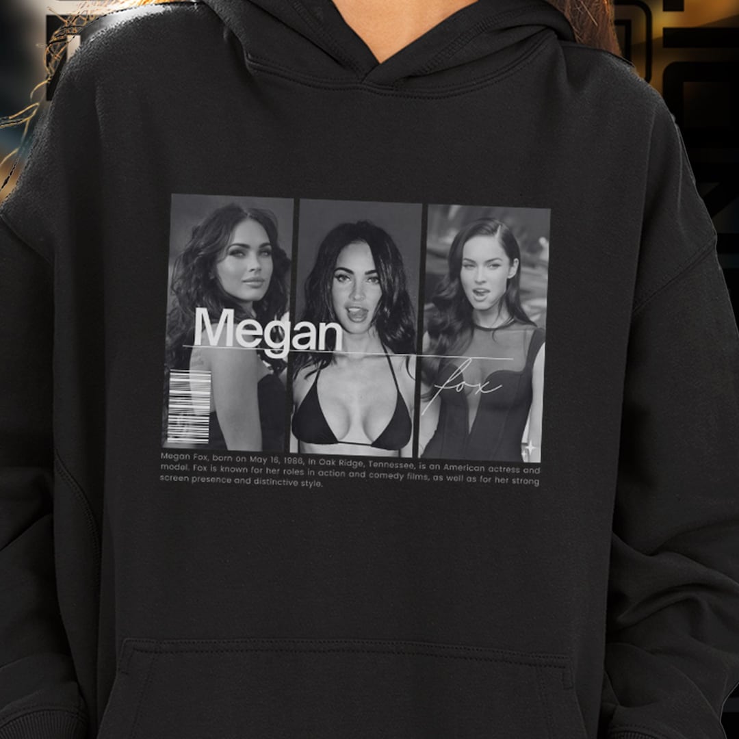 Limited Edition Megan Fox Hoodie, Exclusive Fan Merch for Women and Men ...