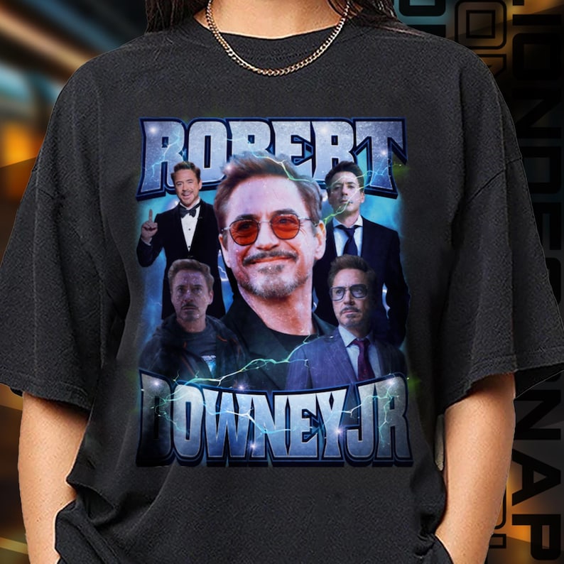 Limited Edition Robert Downey Jr. T-shirt, Exclusive Fan Merch for ...
