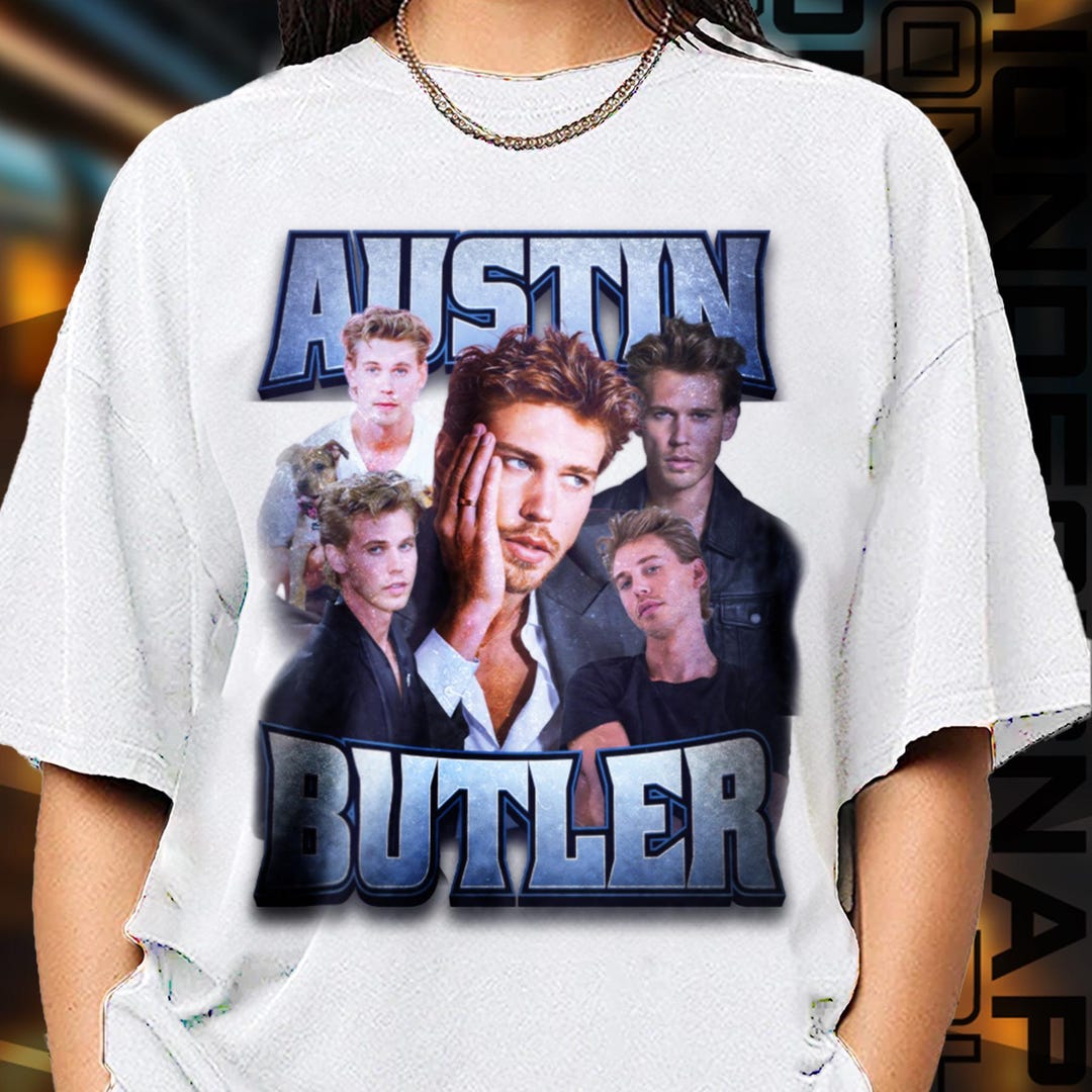 Limited Edition Austin Butler T-shirt, Exclusive Fan Merch for Women ...