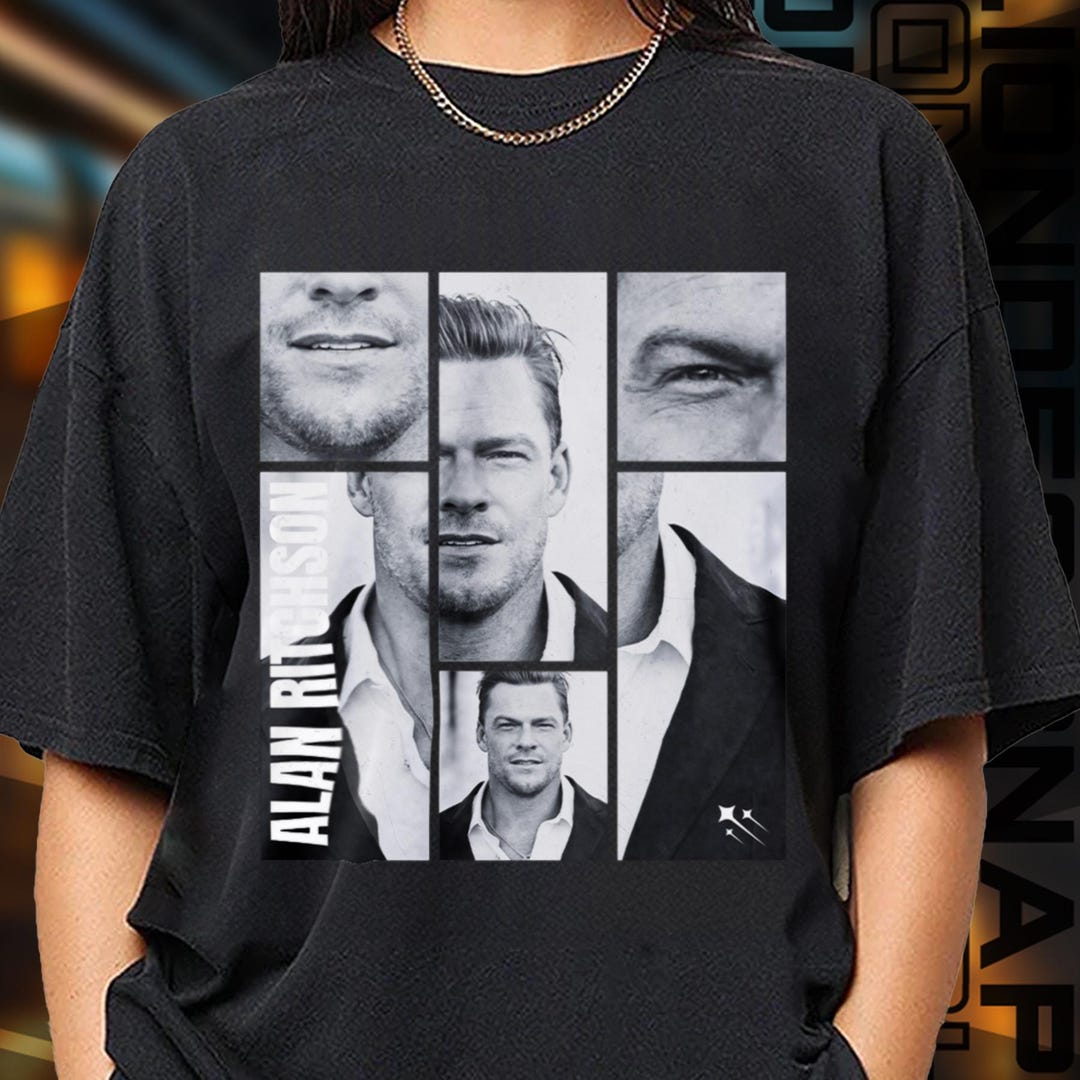 Limited Edition Alan Ritchson T-shirt, Sweatshirt and Hoodie, Exclusive ...