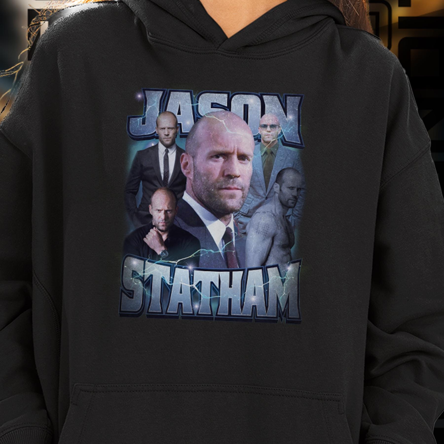 Limited Edition Jason Statham Hoodie, Exclusive Fan Merch for Women and ...