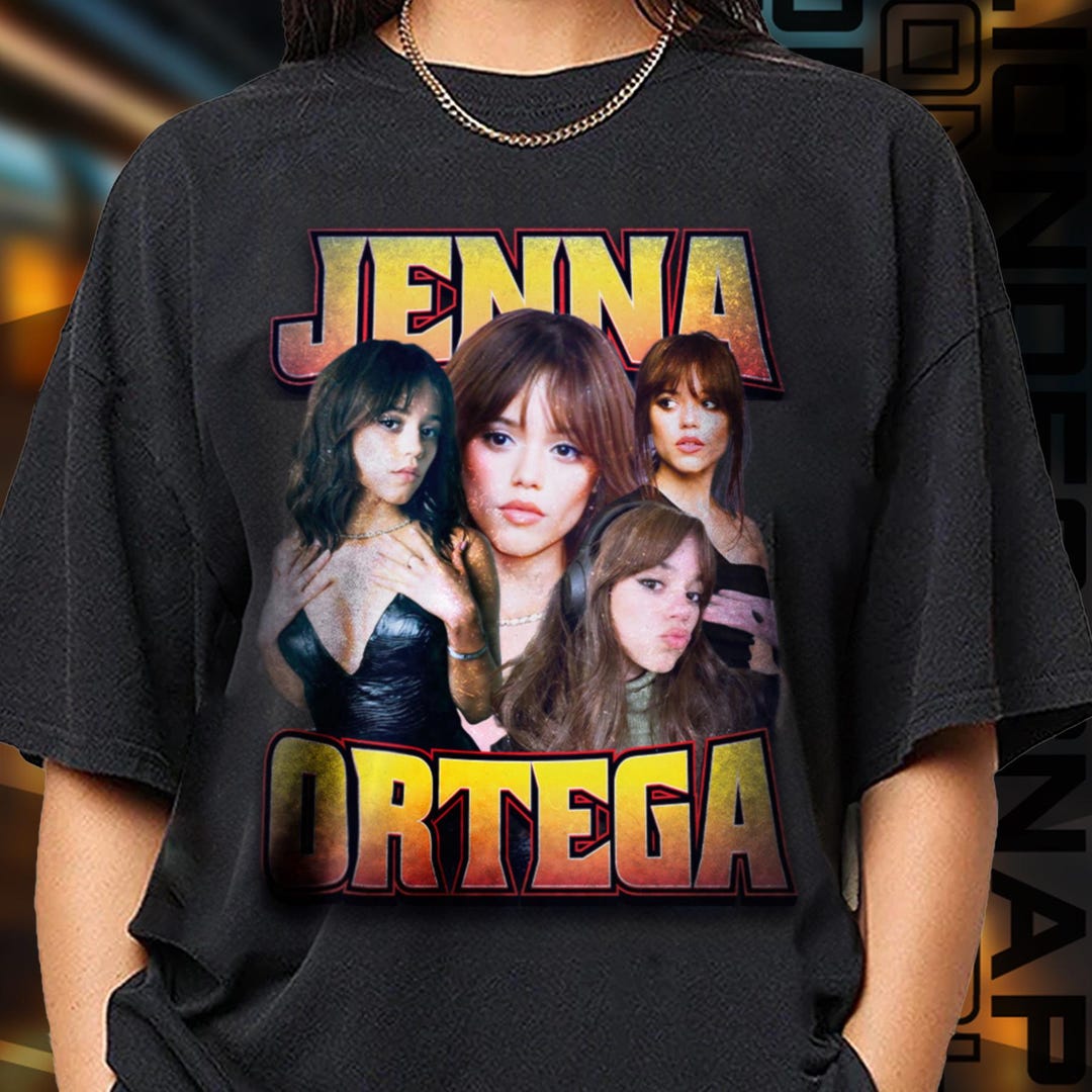 Limited Edition Jenna Ortega T-shirt, Exclusive Fan Merch for Women and ...