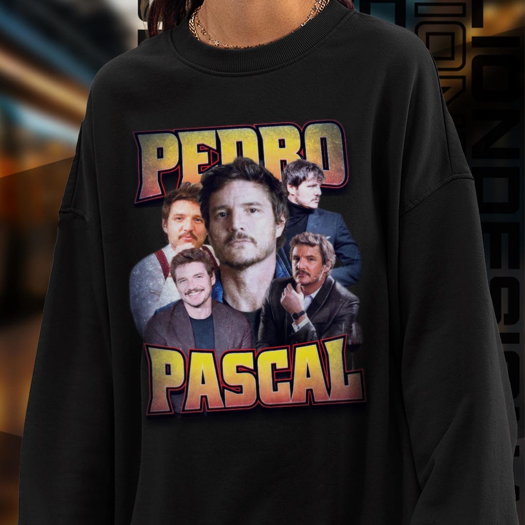 Limited Edition Pedro Pascal Sweatshirt, Exclusive Fan Merch for Women ...