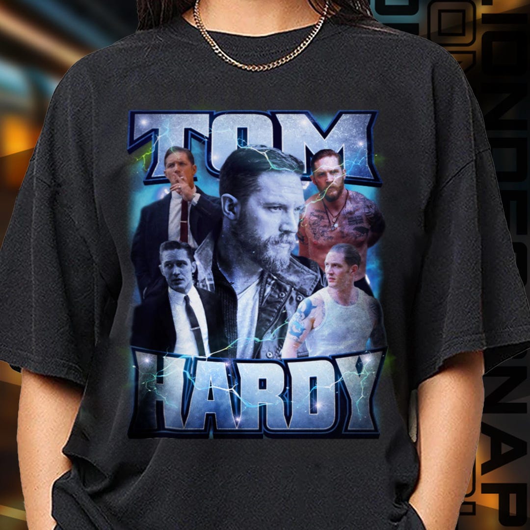 Limited Edition Tom Hardy T-shirt, Exclusive Fan Merch for Women and ...