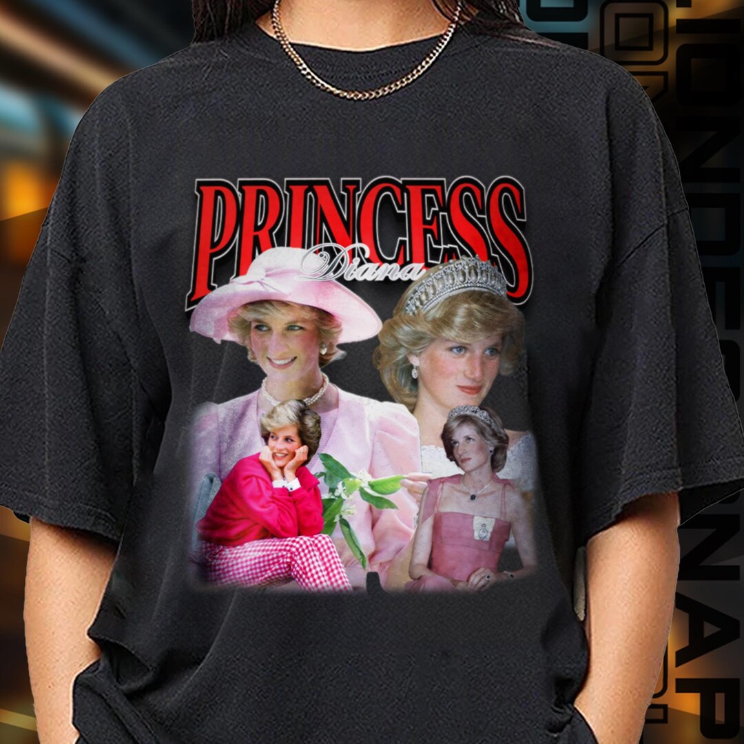 Limited Edition Princess Diana T-shirt, Exclusive Fan Merch for Women ...