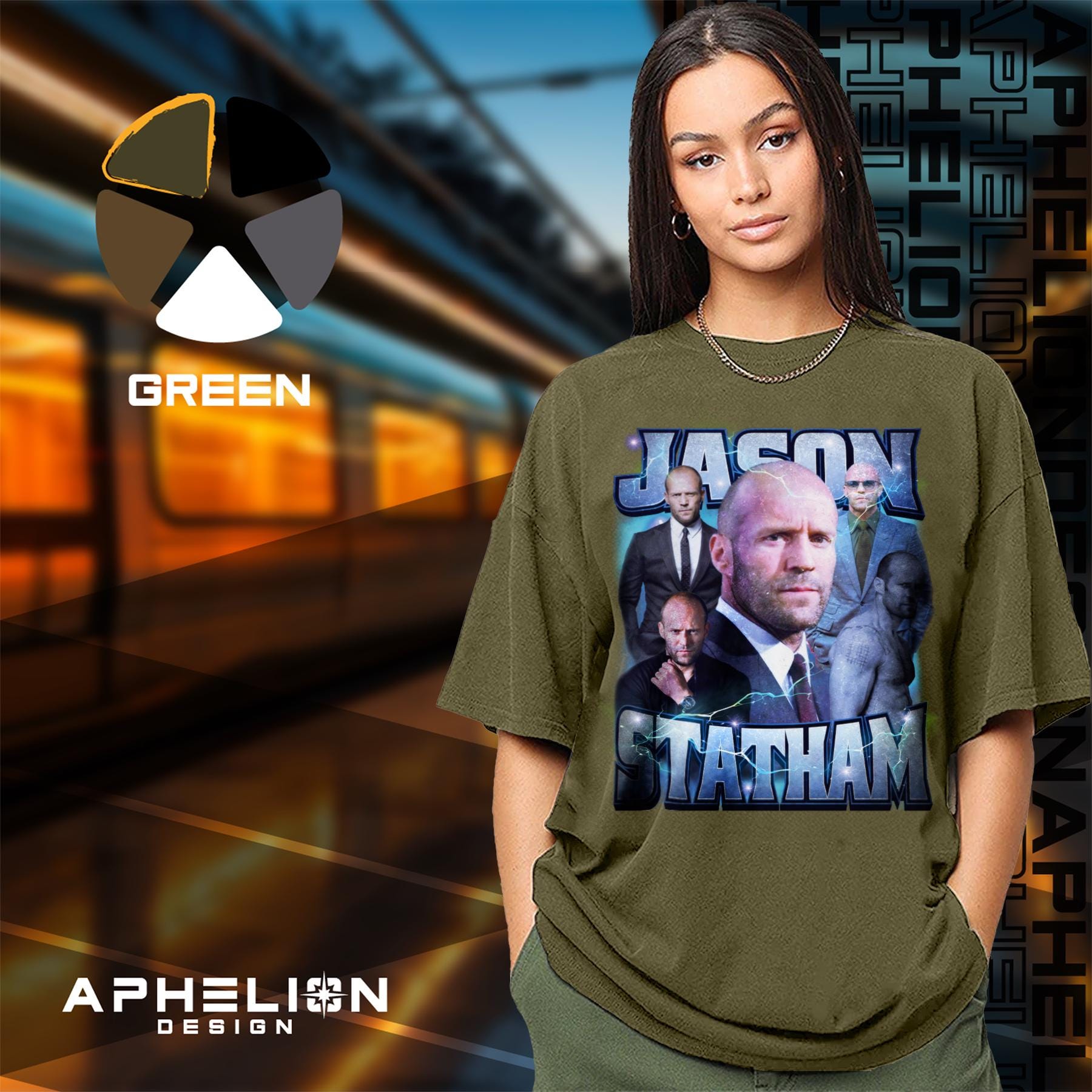 Limited Edition Jason Statham T-shirt, Exclusive Fan Merch for Women ...