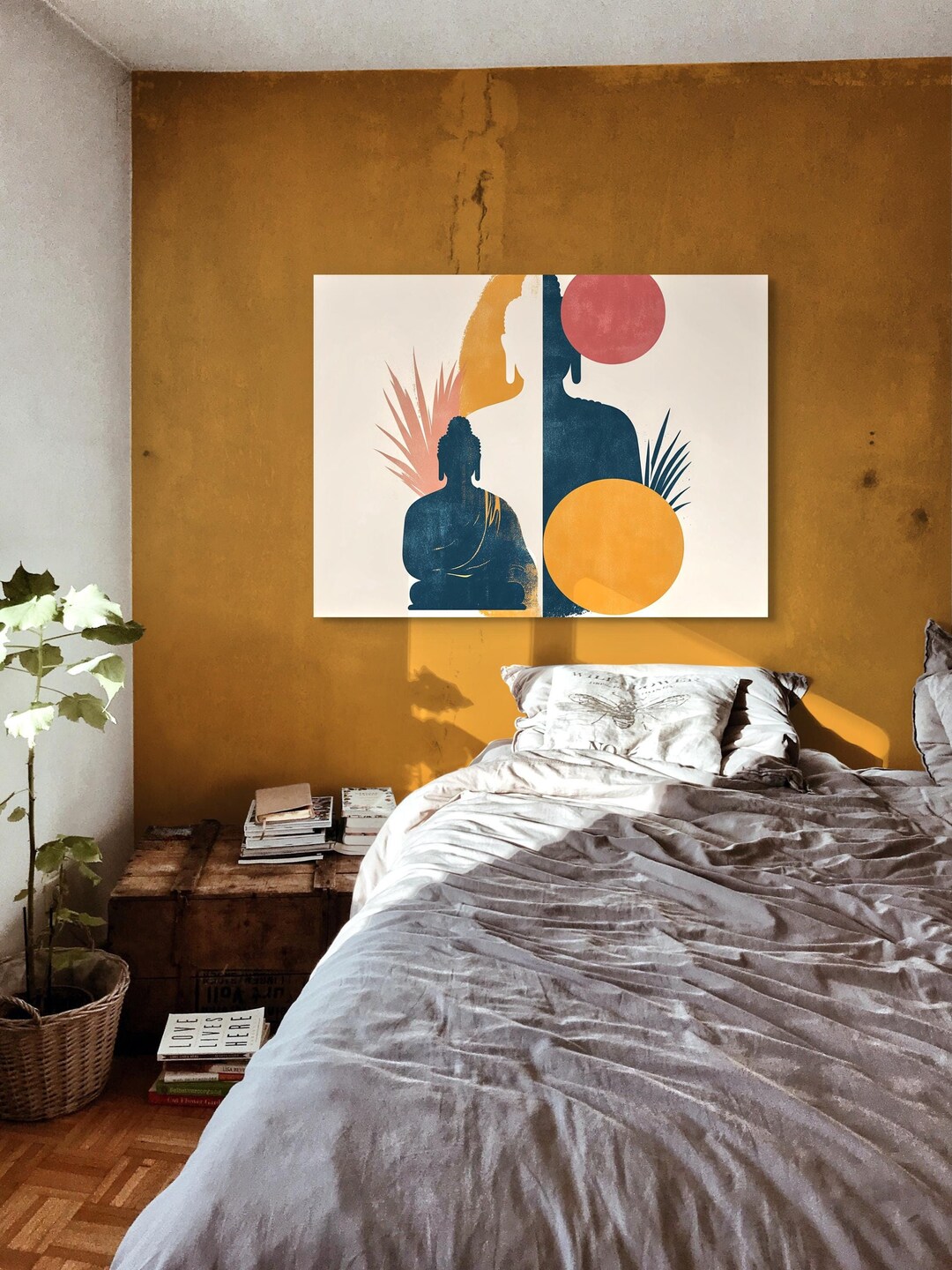 Minimalist Meditation - Surreal Printable Art, Midcentury Modern ...