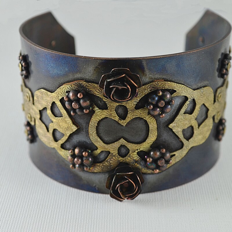 Rivet Cuff Bracelet - Etsy