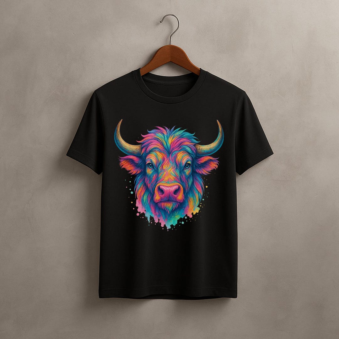 Colorful Bull Head PNG: Taurus Symbol Clipart (digital Download) - Etsy