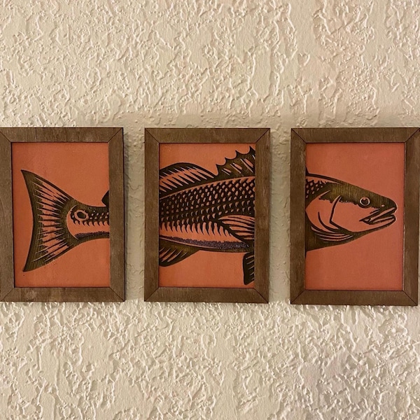 Redfish Wood Art - Etsy