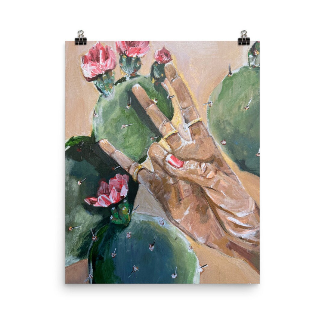 Fork 'em- ASU Cactus Hands - Etsy