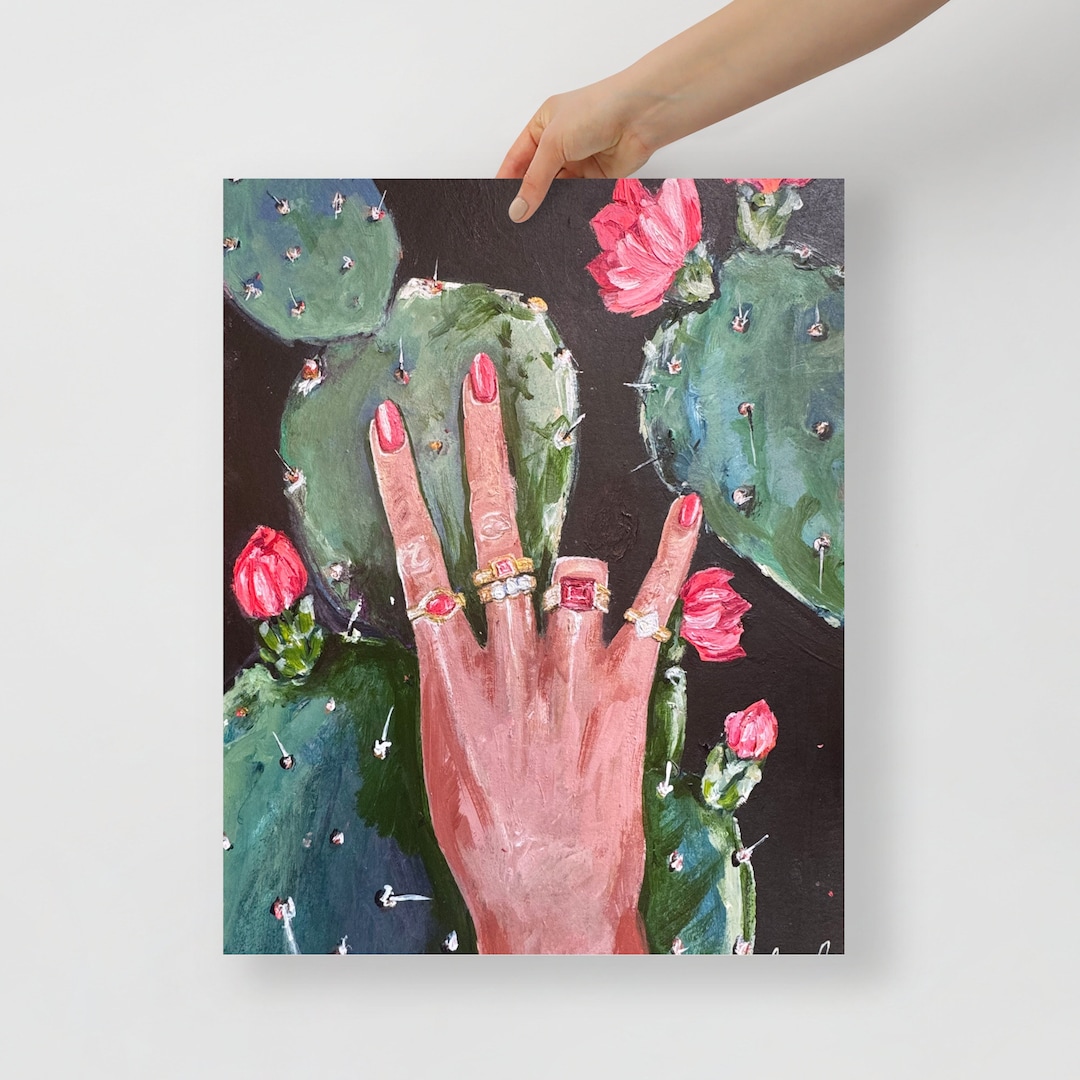 Fork 'em - Bling- ASU Cactus Hands - Etsy