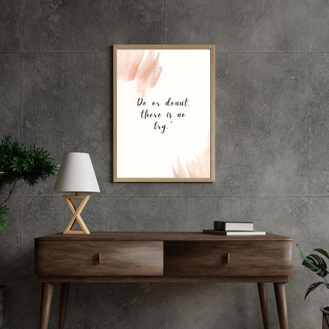 Witty Motivational Quotes: Digital Wall Art for Print - Etsy