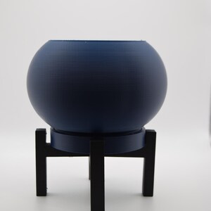 The Rono Simple 3D Printed Planter Pot With Stand & Drainage Tray ...