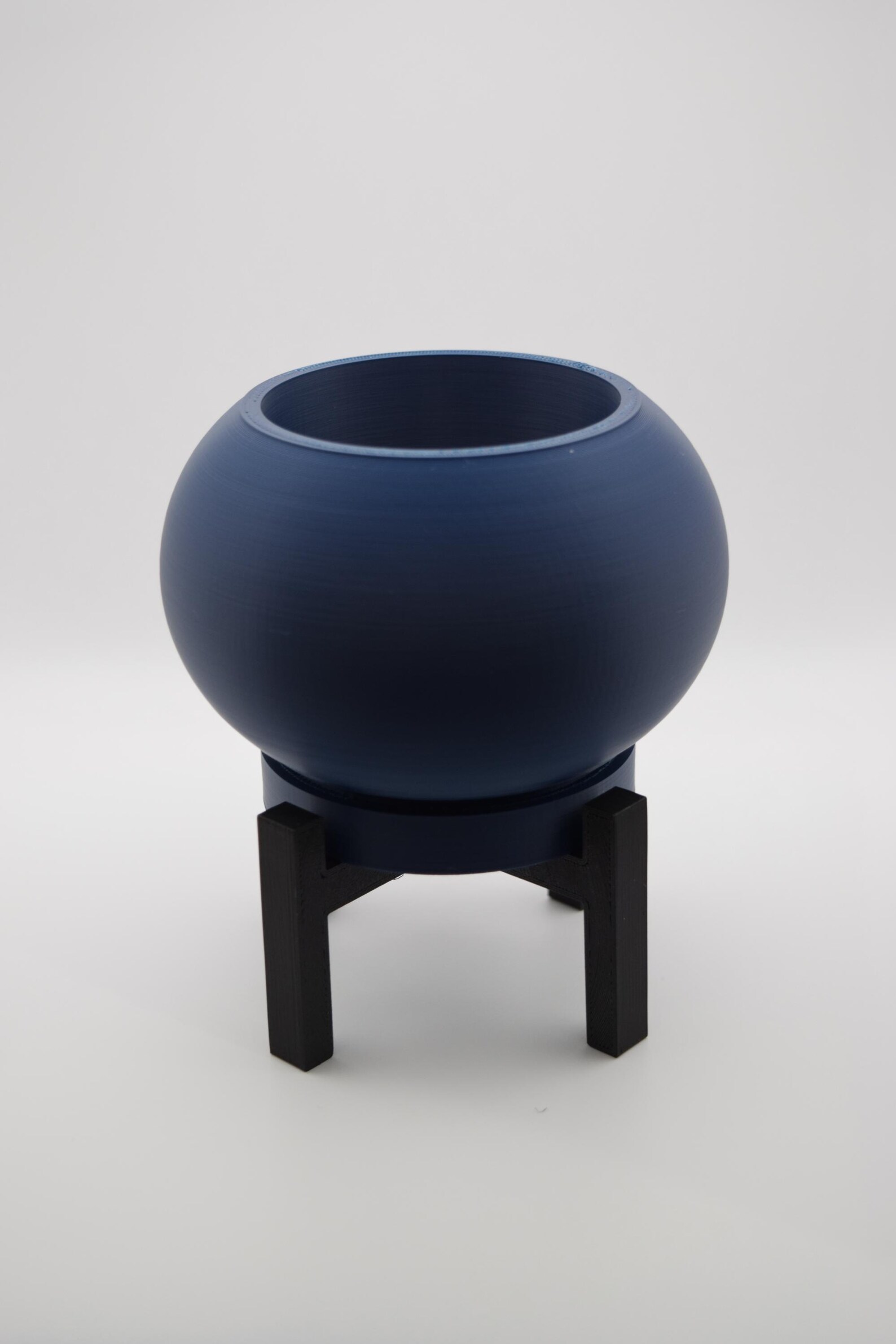 The Rono Simple 3D Printed Planter Pot With Stand & Drainage Tray ...