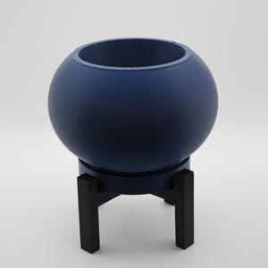 The Rono Simple 3D Printed Planter Pot With Stand & Drainage Tray ...