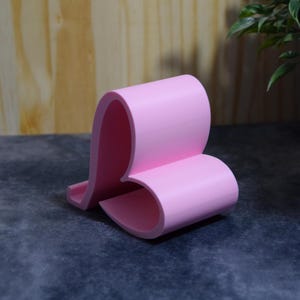 3d-printed Heart Phone Stand: Matte Pink PLA Valentine's Gift - Etsy