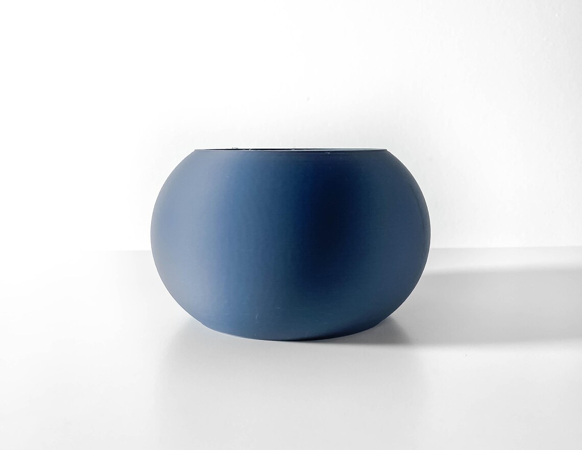 The Rono Simple 3D Printed Planter Pot With Stand & Drainage Tray ...