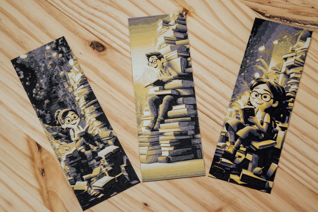 Celebrate Reading 3d-printed Bookmarks | Unique Textured PLA Bookmarks ...