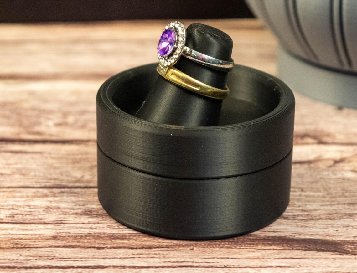 Minimalist 3D Printed Ring Holder Elegant Jewelry Display Stand for ...
