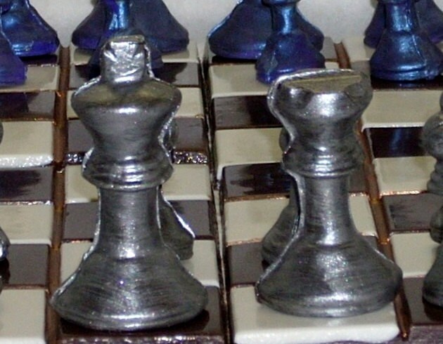 3 D Chocolate Chess King and Queen - Etsy