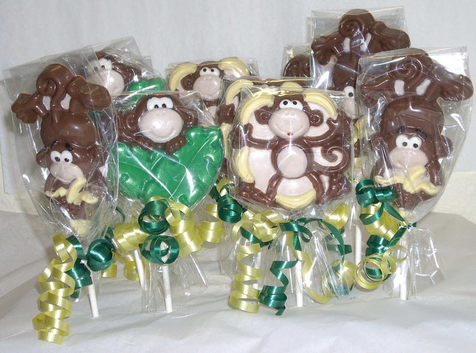 10 Jungle Monkey Lollipops | Etsy
