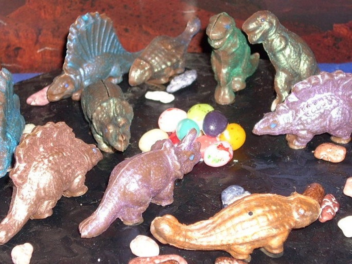 24 Chocolate Dinosaurs - Etsy