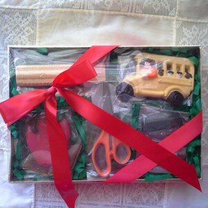 Chocolate School Themed Set 7 Hand Painted Pieces, Back to School ...